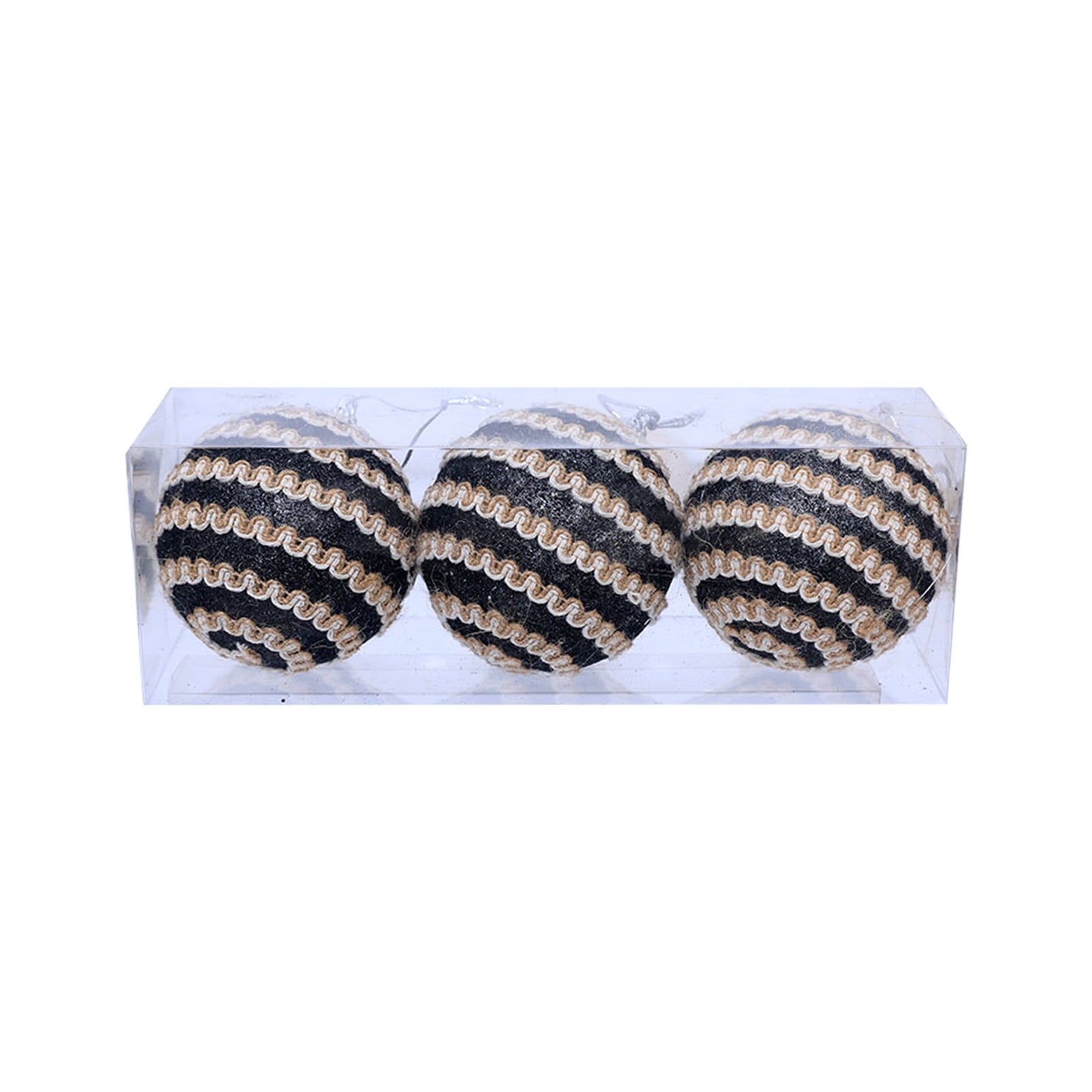 Deeceymbur Christmas Ornament Balls Set 3 Pieces Multicolor Christmas ...