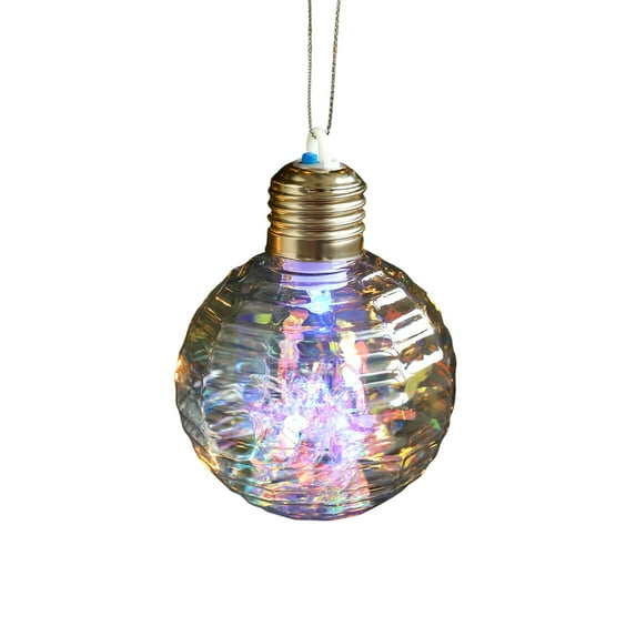 Deeceymbur Christmas Tree Ornament LED Light Pendant Hanging Decoration ...