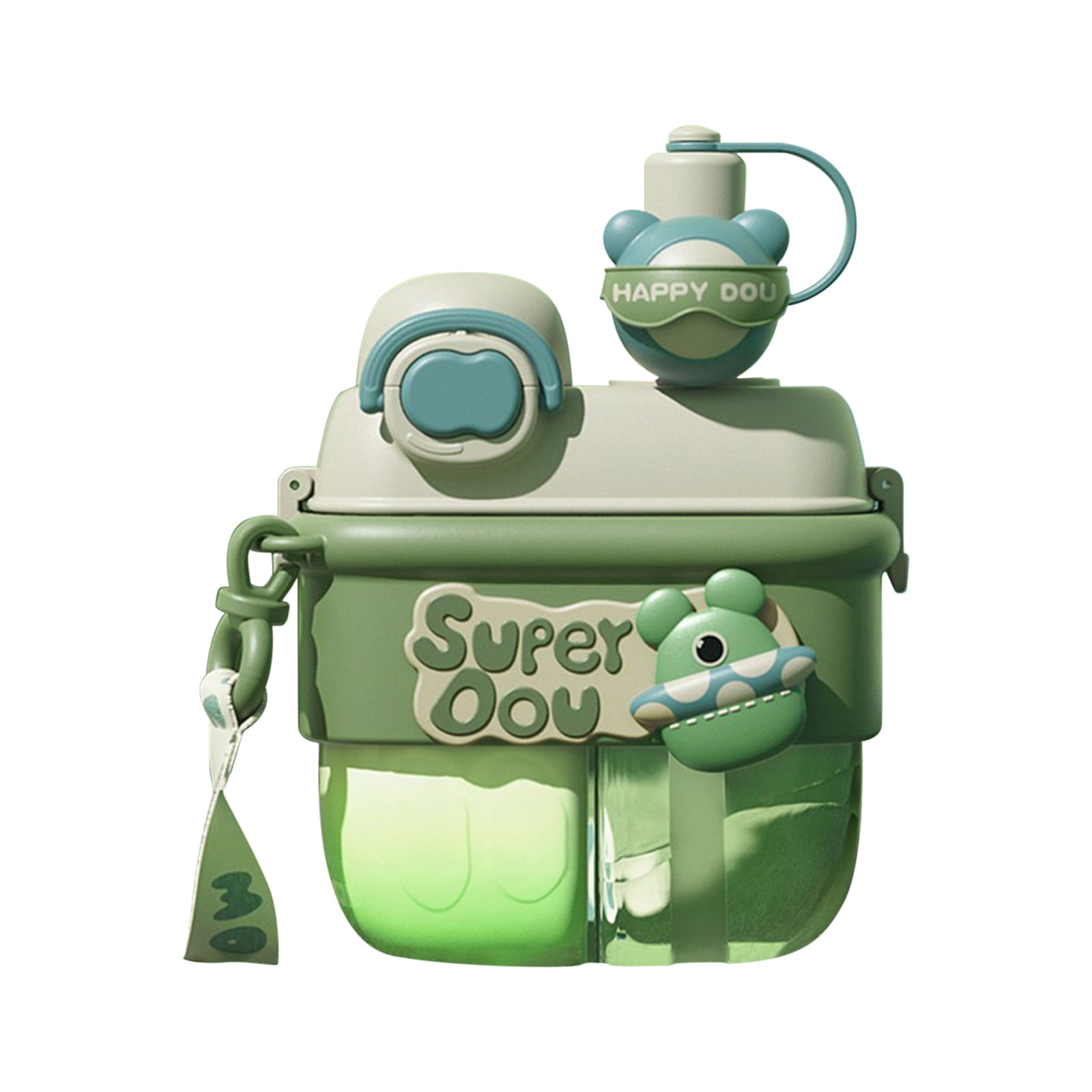 Deeceymbur Compositional Straw Water Cup, Large Cute Kawaii Bottle, One ...