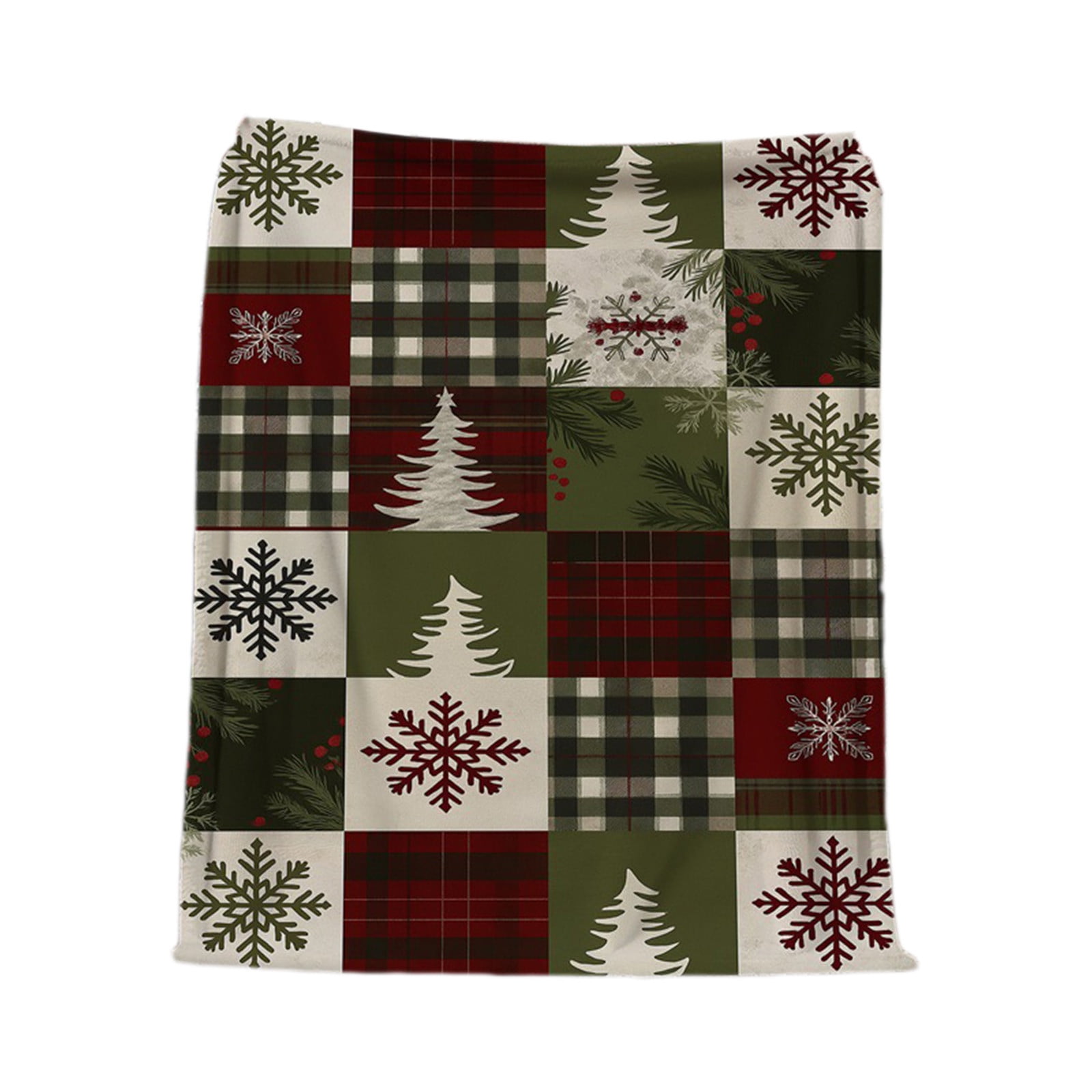 Deeceymbur Cozy Christmas Throw Blanket 59x51 Inches Flannel Soft Warm ...