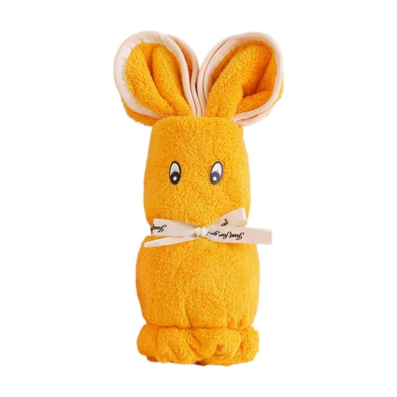 Deeceymbur Creative Edged Bunny Rabbit Towel Bath Towel Gift Set Coral ...