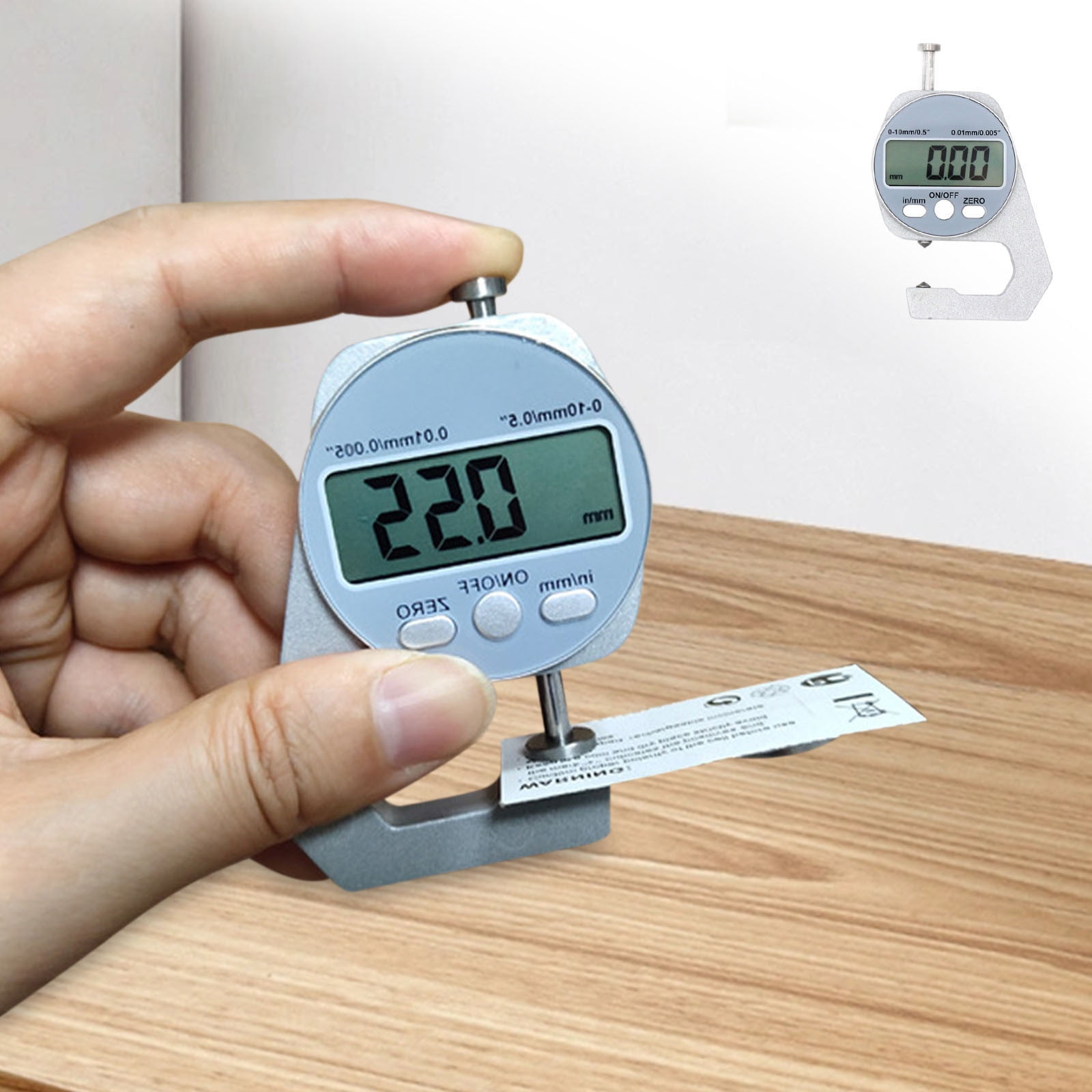 Deeceymbur Digital Caliper, Digital Thickness Gauge Thickness Gauge ...