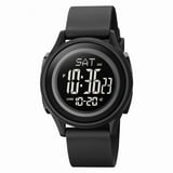 Deeceymbur Digital Watch Led Backlight Stopwatch Alarm Functions ...