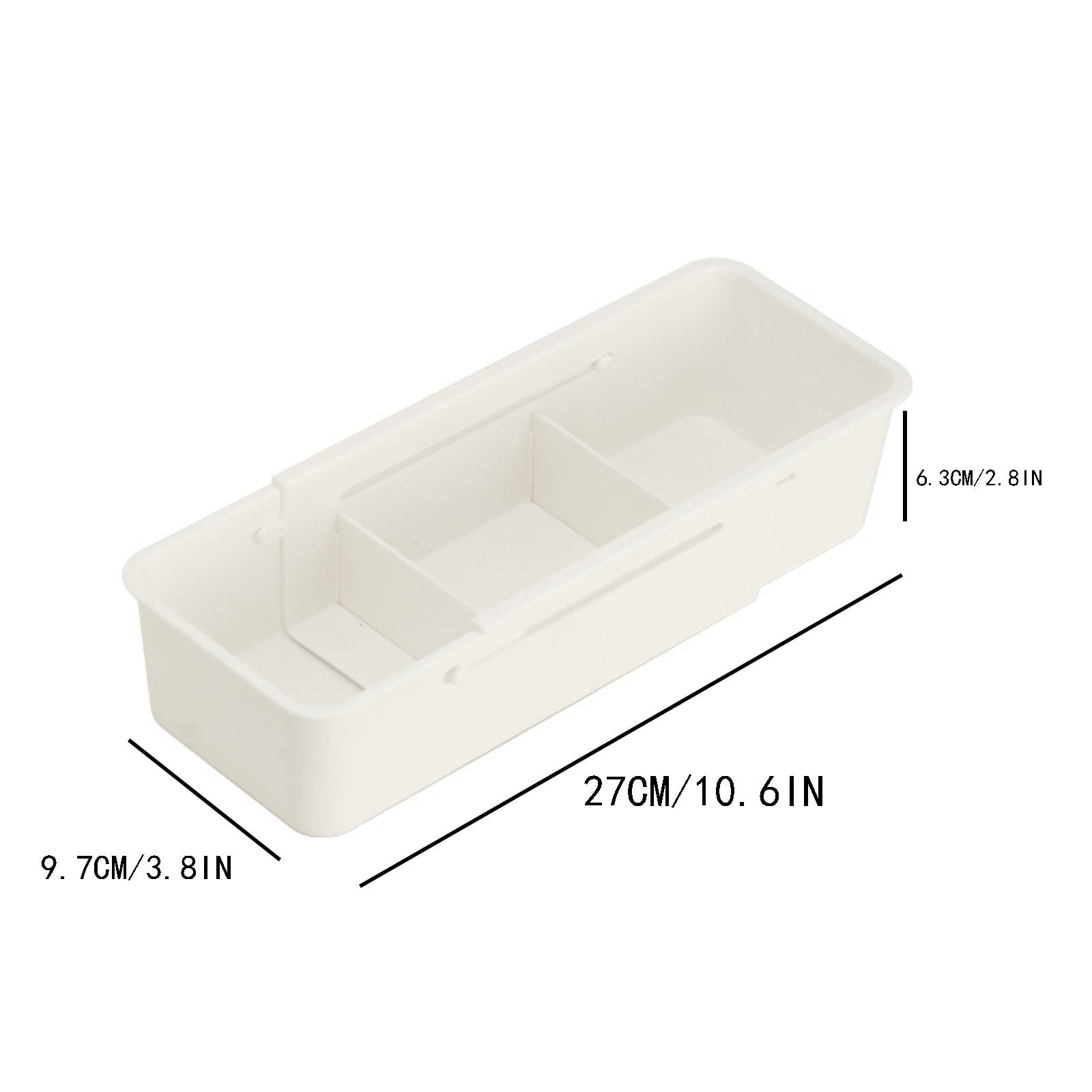 Deeceymbur Drawer Retractable Storage Box Cutlery Partition Storage ...
