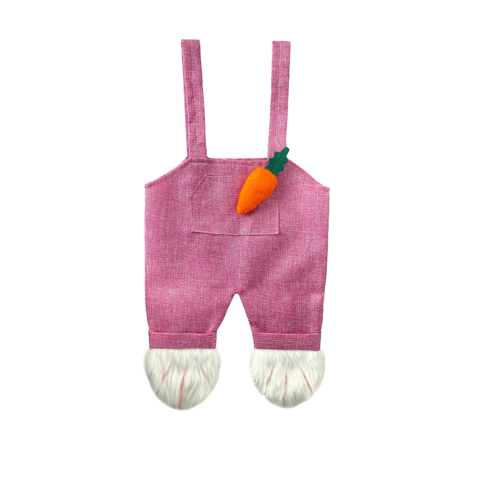 Deeceymbur Easter Bunny Storage Bag Polyester Overalls Design Egg Hunt ...