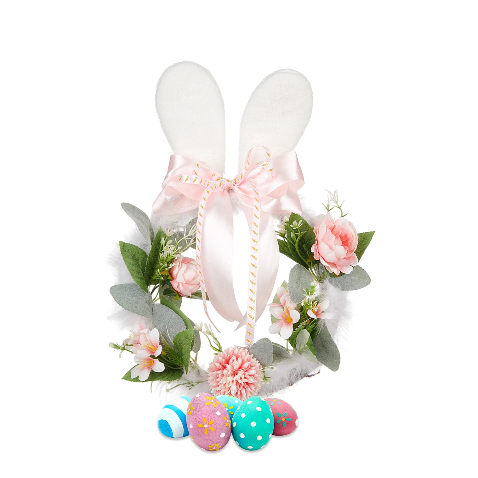 Deeceymbur Easter Decorations Easter Wooden Rabbits Ornaments Imulation ...
