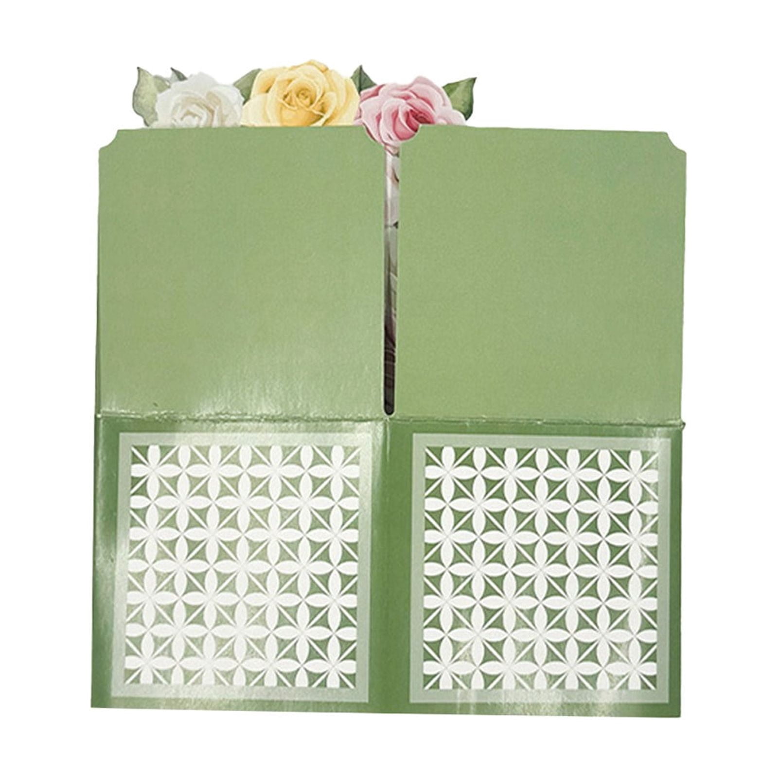 Deeceymbur Flower Greeting Card Envelope 3D Floral Birthday Thank You ...