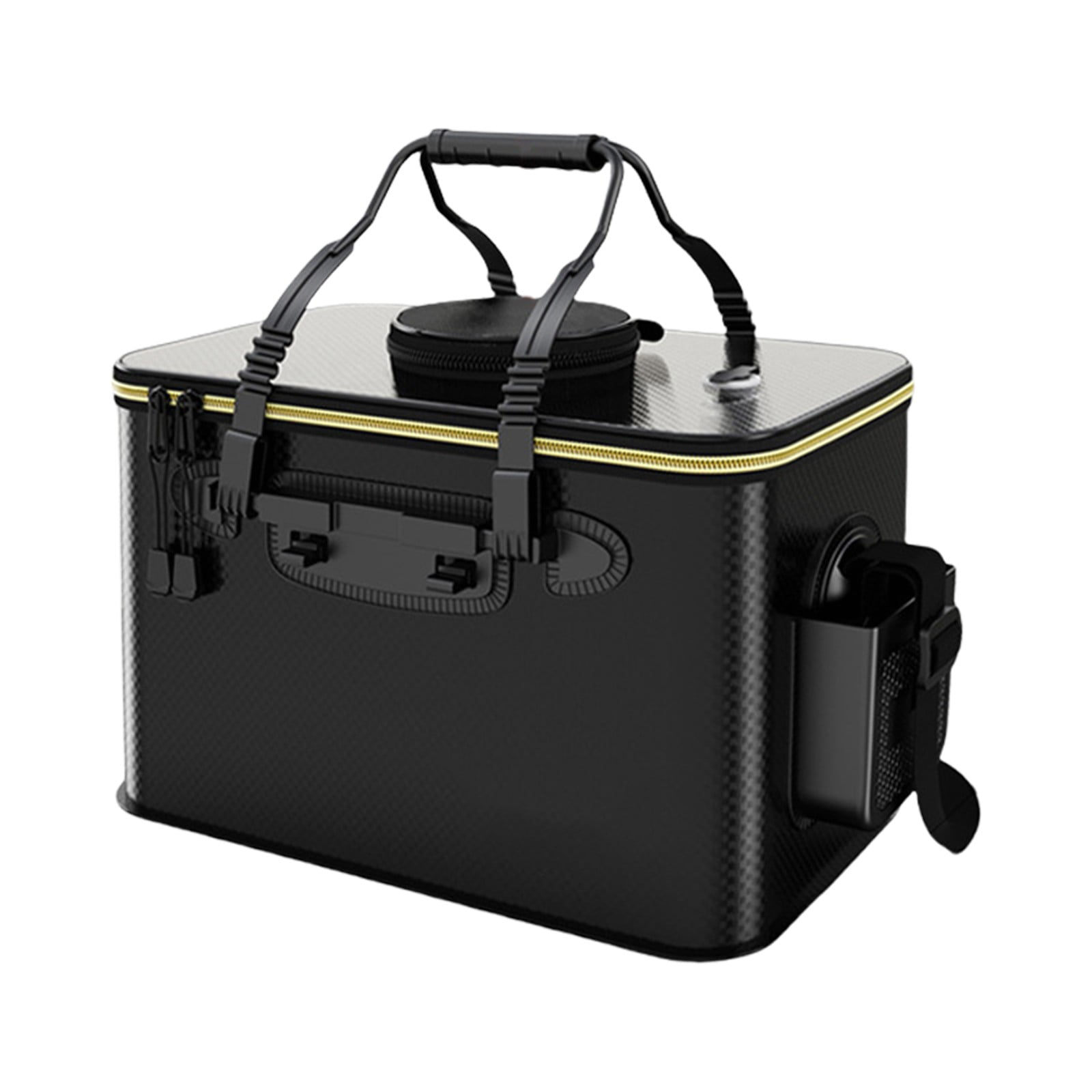 Deeceymbur Folding Fishing Bucket Live Fish Container Foldable Fishing ...