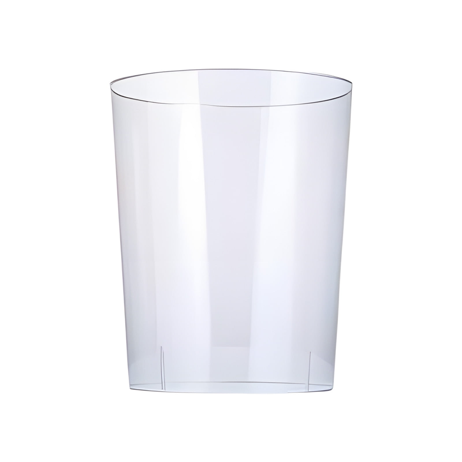 Deeceymbur Garbage Cans Transparent Acrylic Living Room Trash Can with ...