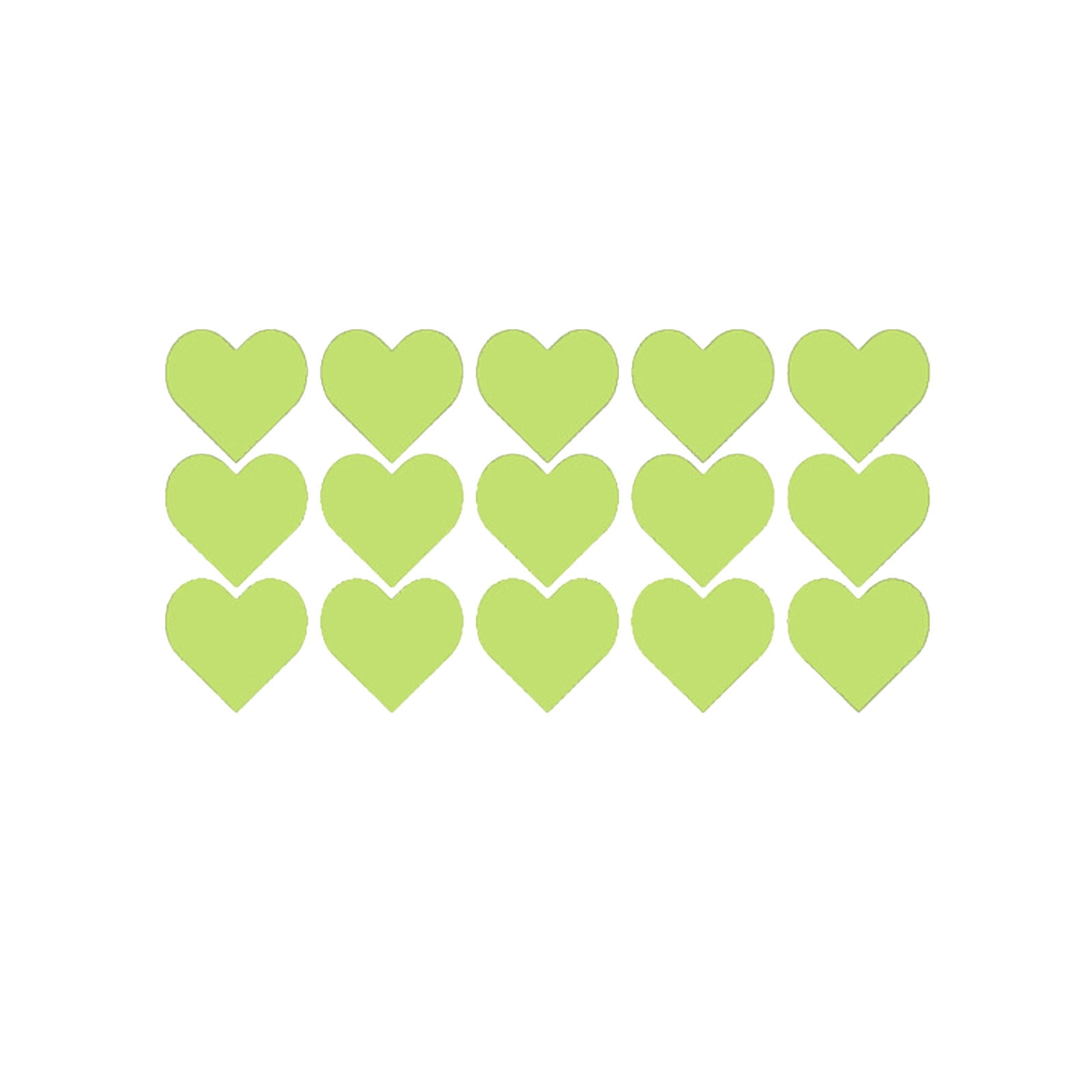 Deeceymbur Glow in The Dark Wall Decal Valentine Heart Fluorescent ...