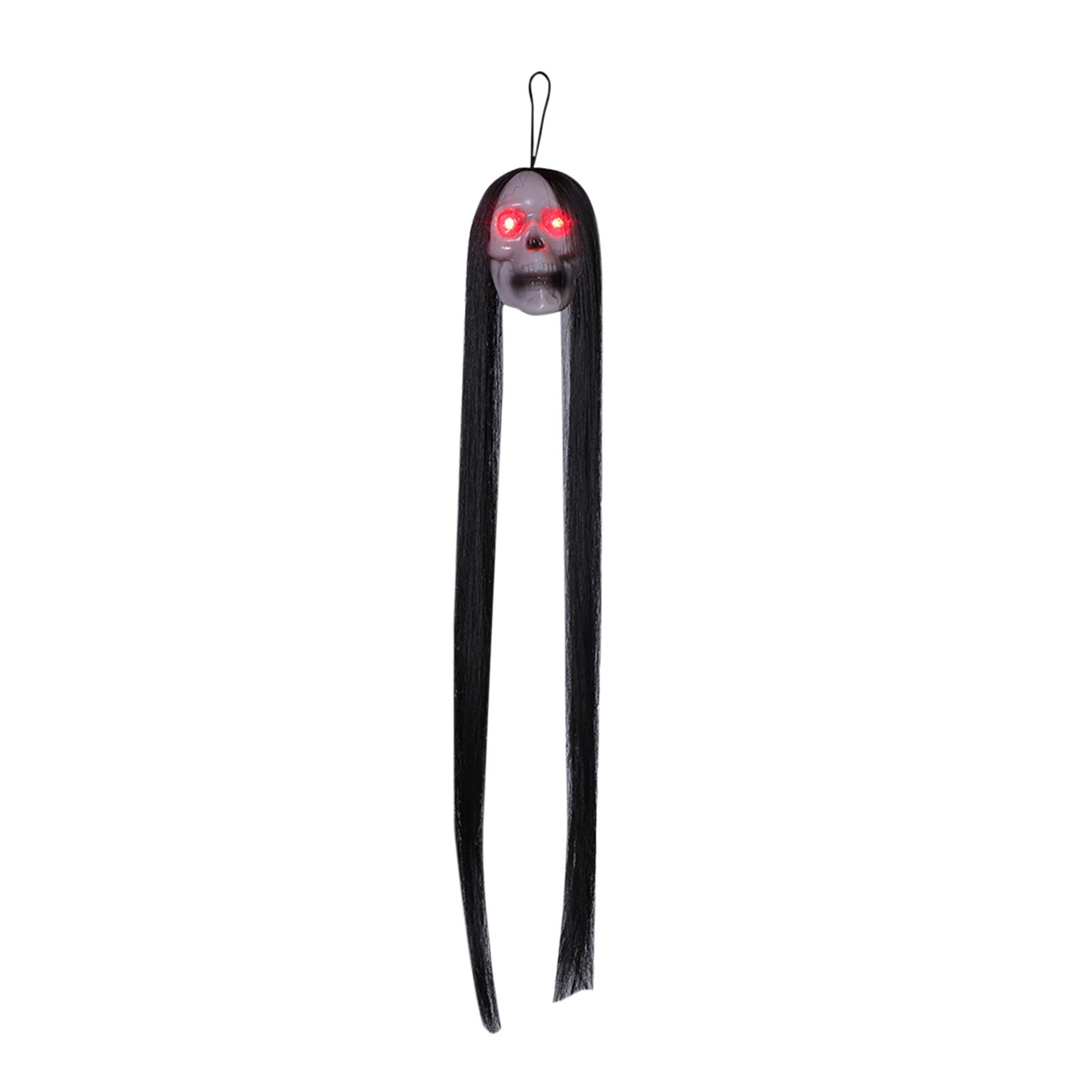 Deeceymbur Halloween Long Haired Glowsing Ghost Head Horror Hanging ...