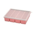 Deeceymbur Ice Cake Tray Silicone Large Size Food Grade Lid for Freezer ...