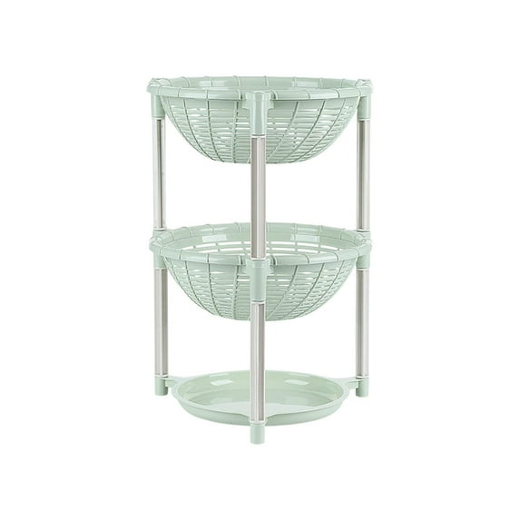 Deeceymbur Kitchen Shelf Floor Removable Multi Layer Plastic Storage ...