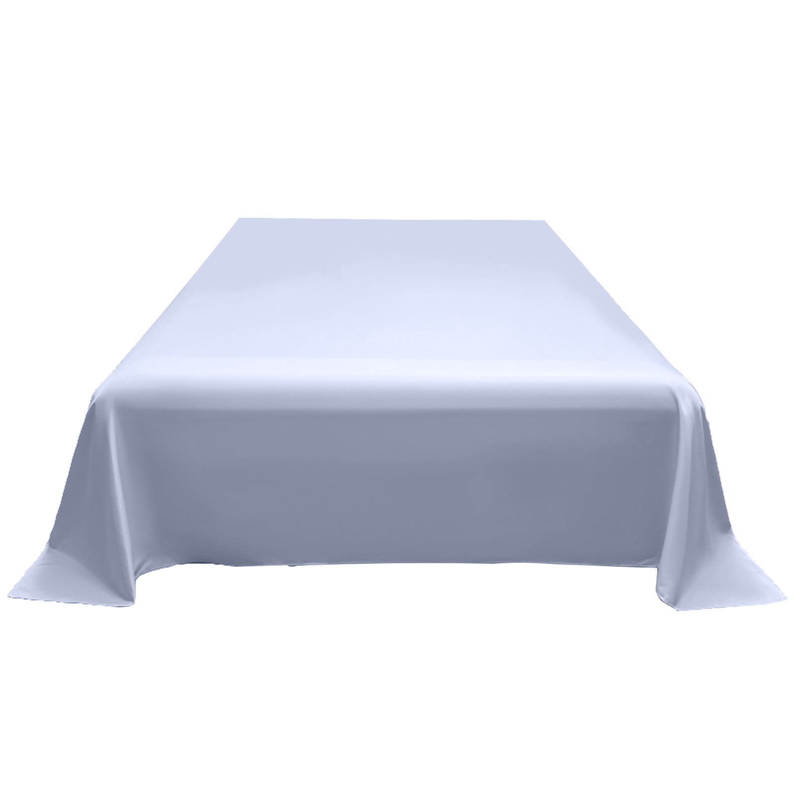 Deeceymbur Luxury Satin Bed Sheet Solid Color Washable Skin Friendly ...
