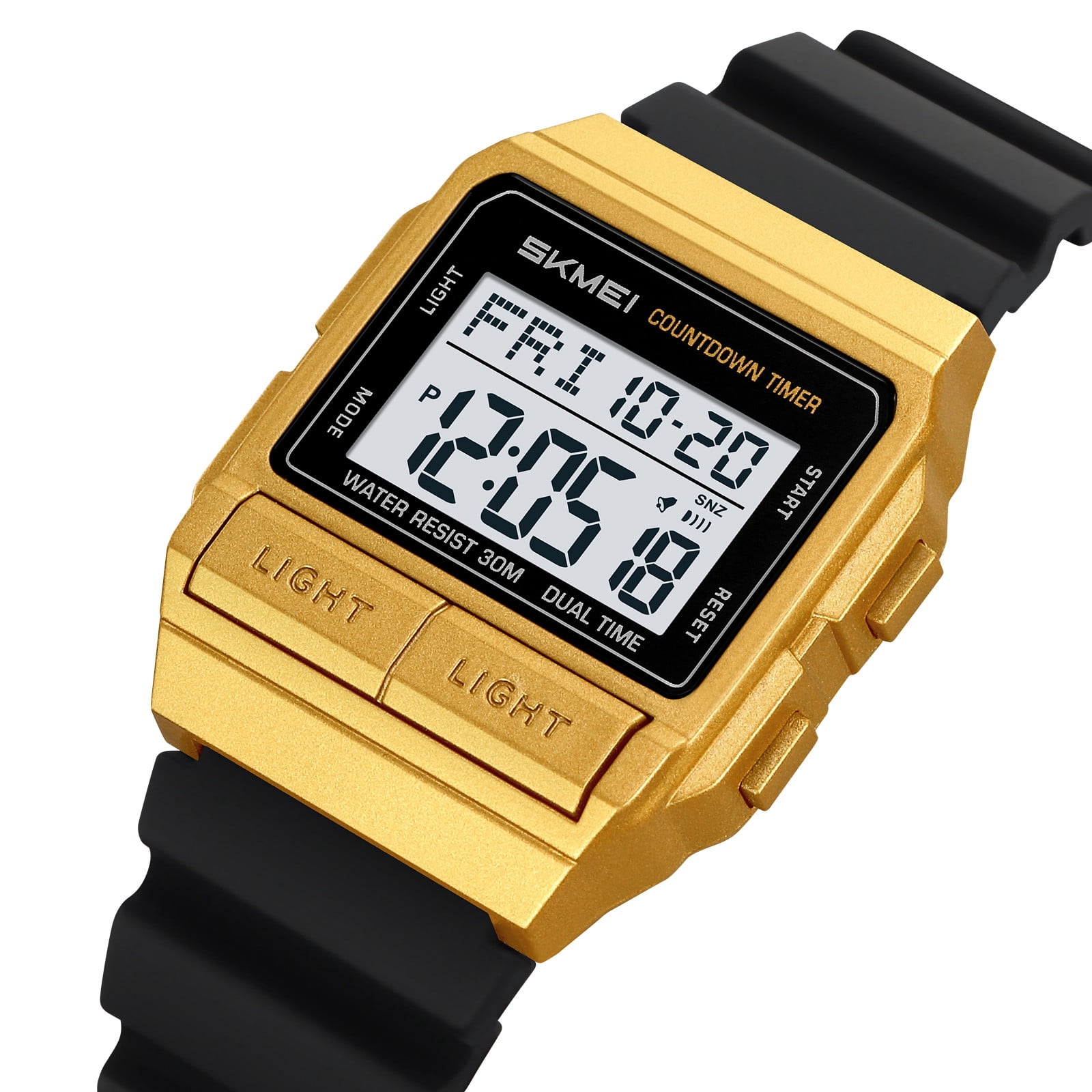 Deeceymbur Men's Digital Sports Watch Waterproof Luminous Display Alarm ...