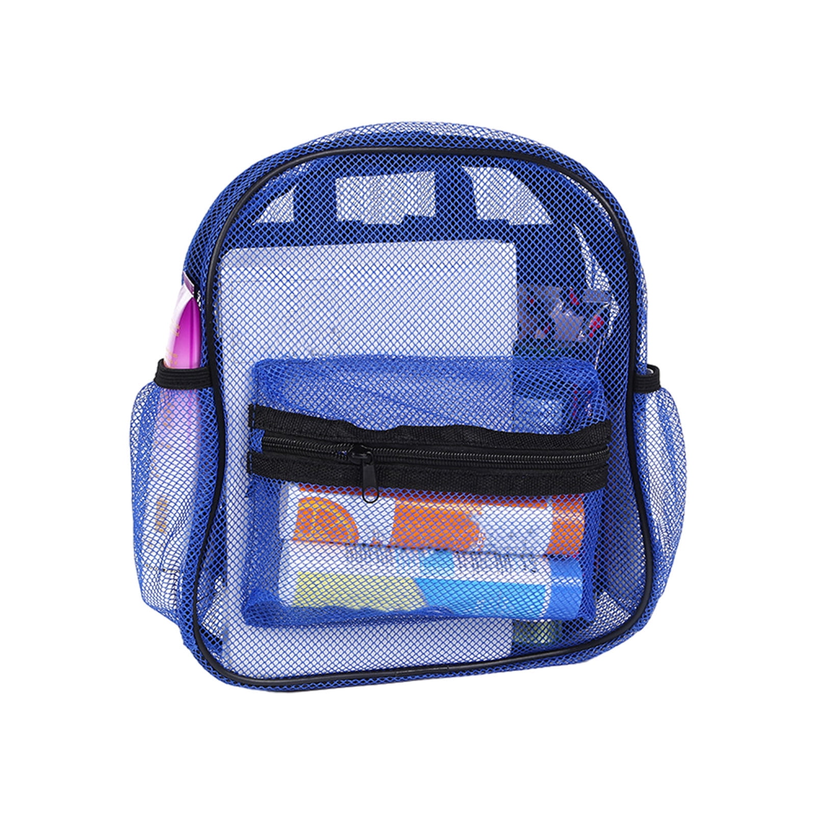 Deeceymbur Mesh Beach Backpack Diving Clear Tote with Adjustable Straps ...