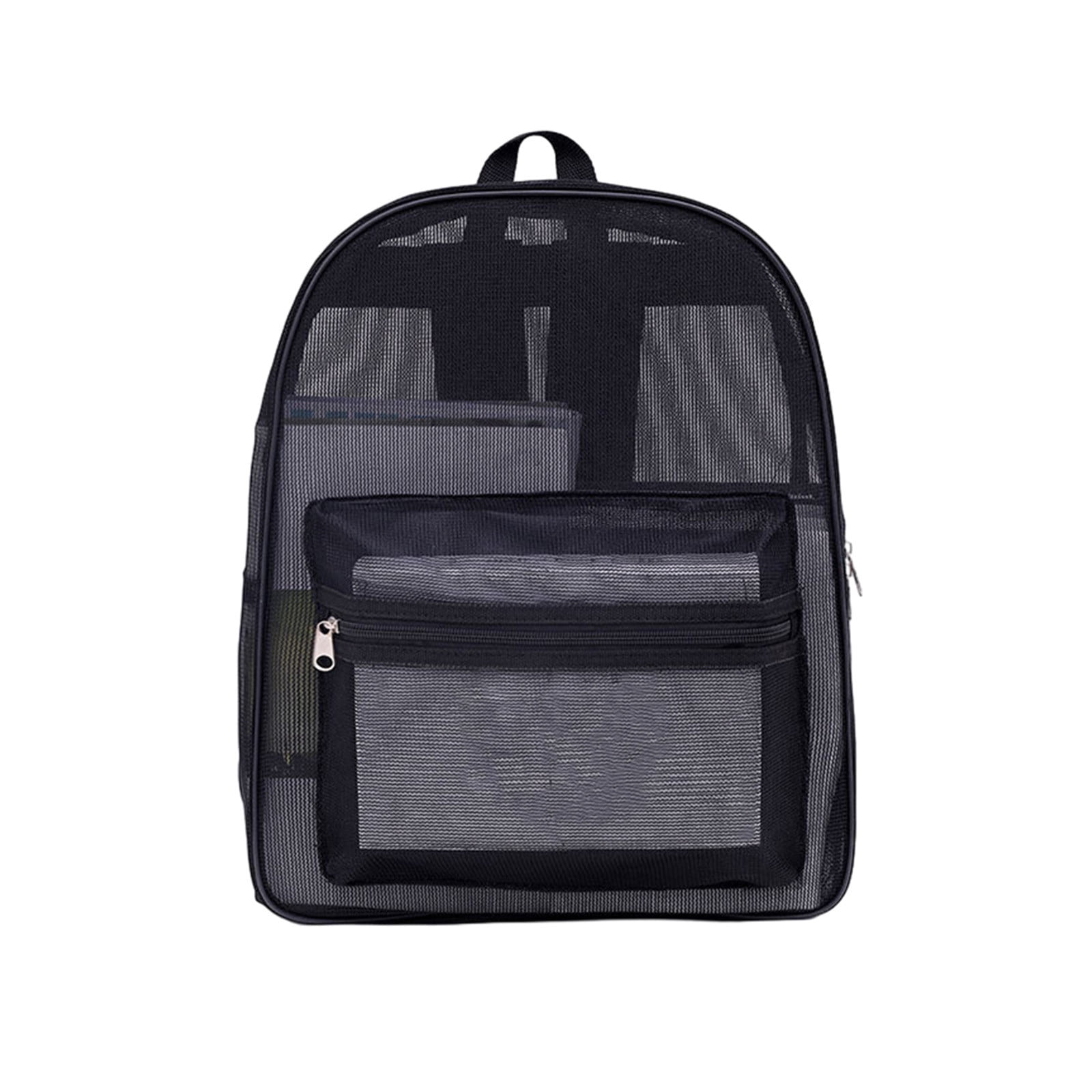 Deeceymbur Mesh Beach Backpack Diving Clear Tote with Adjustable Straps ...