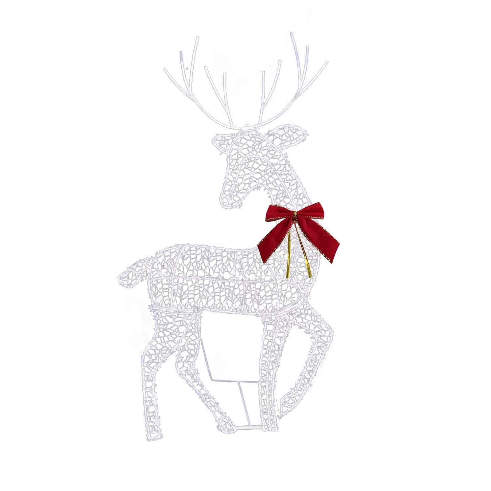 Deeceymbur Outdoor Christmas Decoration Luminous Deer Three Piece Set ...