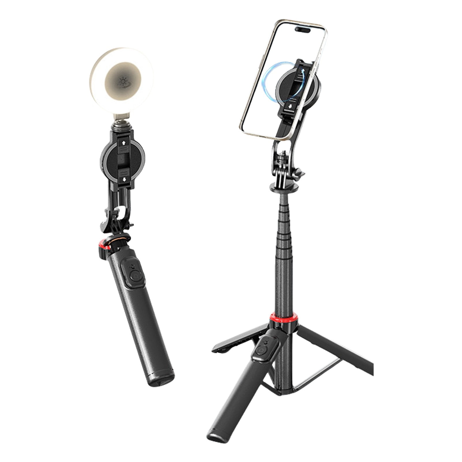 Deeceymbur Outdoor Travel Photography Handheld Gimbal Selfie Stick With ...
