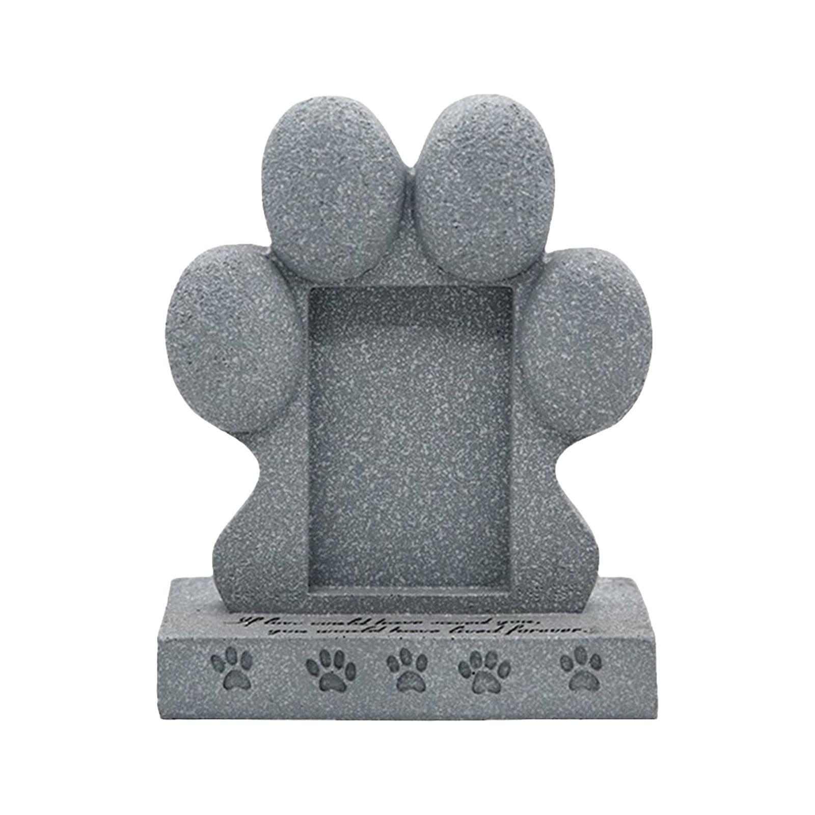 Deeceymbur Pet Memorial Resin Stone for Dogs Cats Garden Outdoor Decor ...