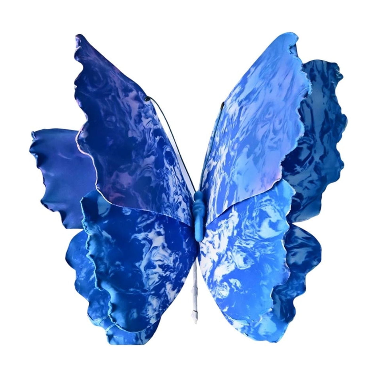 Deeceymbur Plastic Butterfly Mesh Flowers for Outdoor Garden Window ...