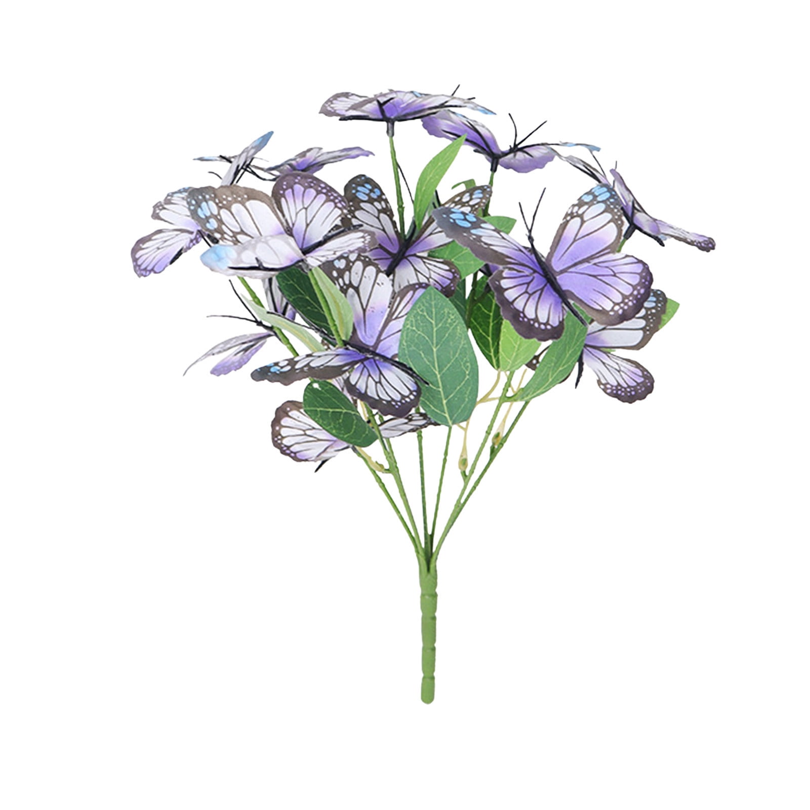 Deeceymbur Realistic Butterfly Silk Flower Bouquet for Indoor Window ...