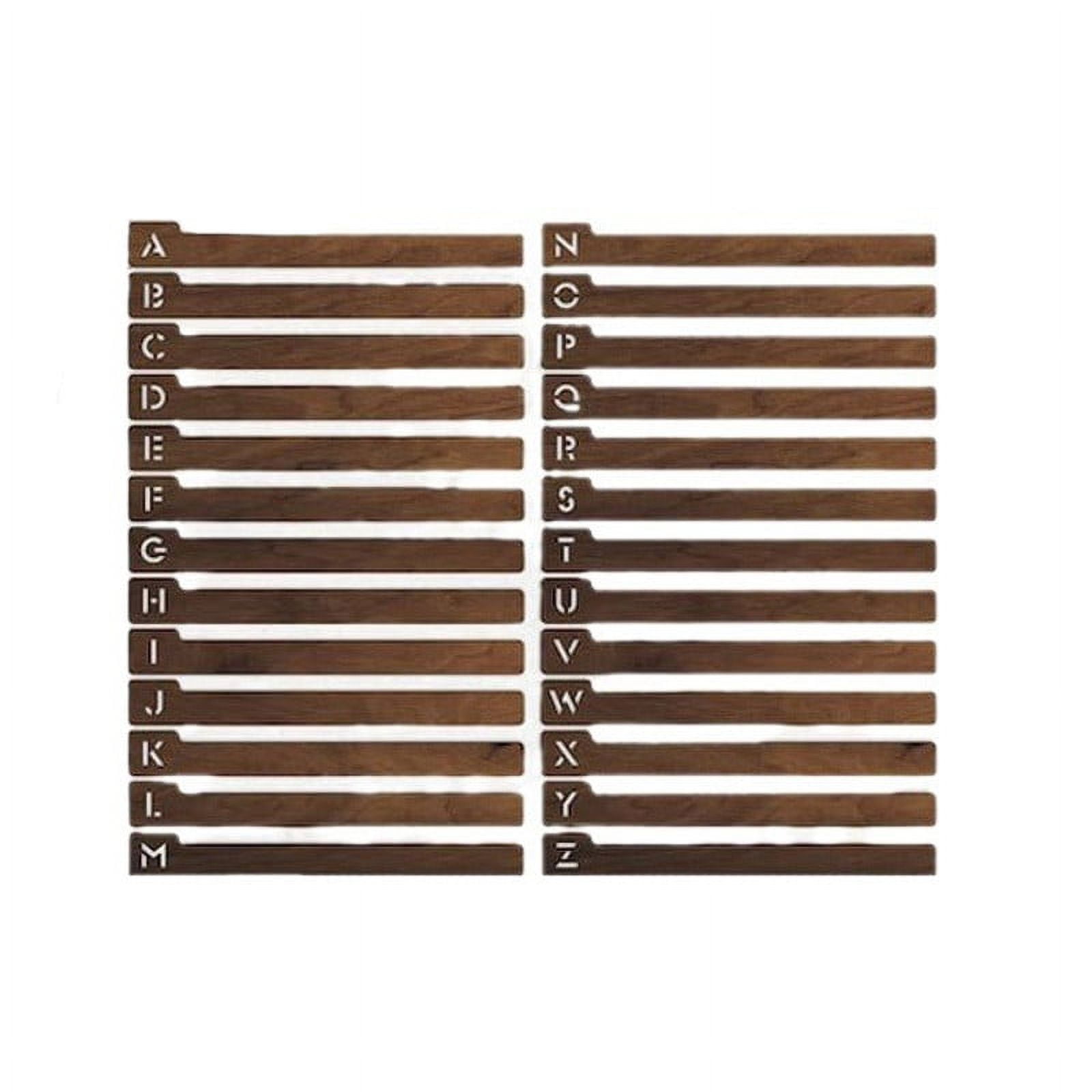 Deeceymbur Record Dividers 26 Letter Dividers Wooden Record Letter ...
