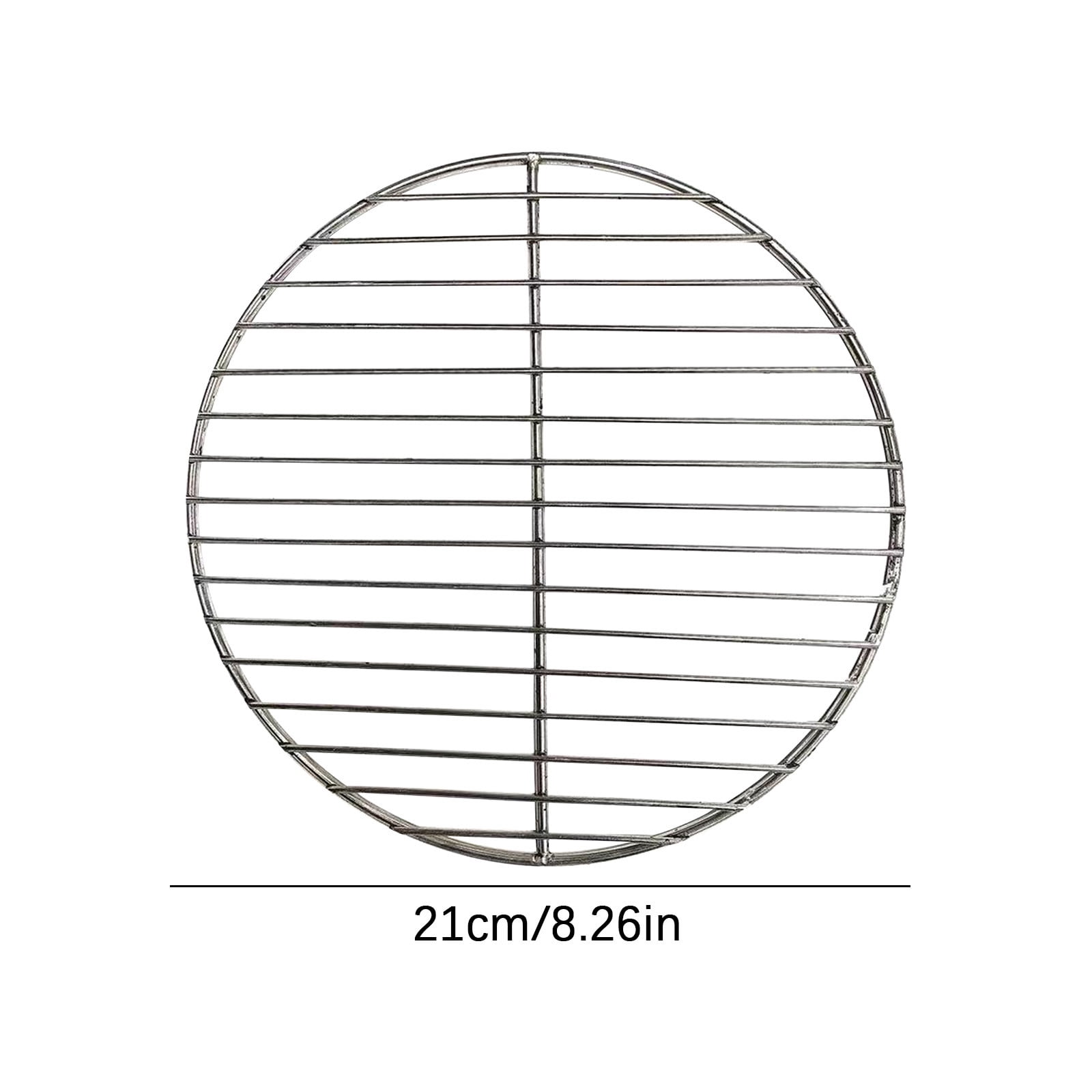 Deeceymbur Stainless Steel Circular Grill Mesh With Thick Barbecue And ...