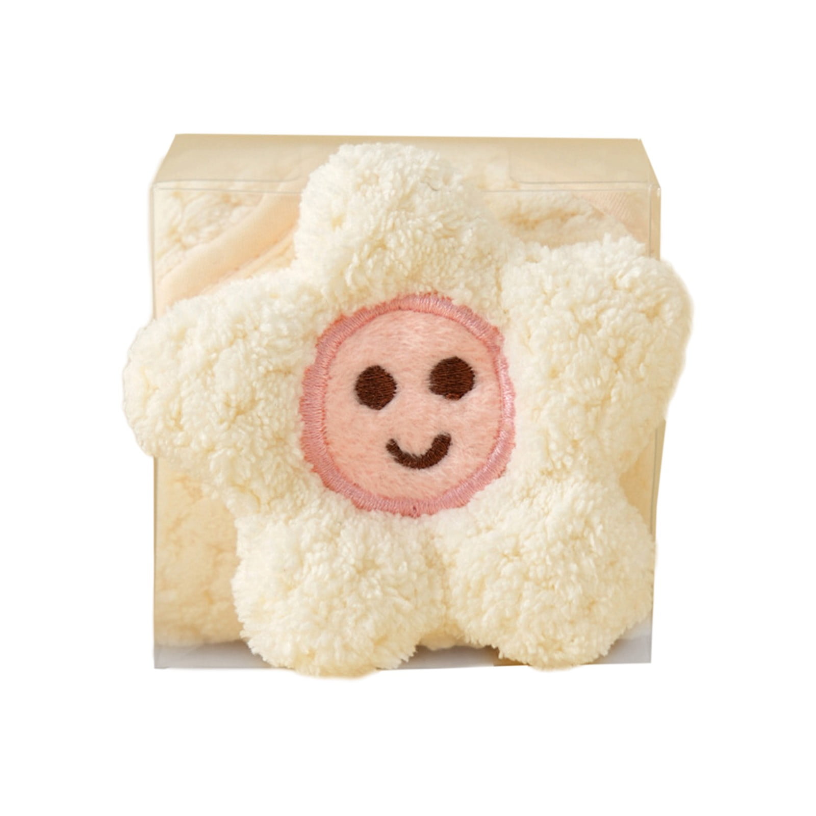 Deeceymbur Thick Coral Fleece Absorbent Towels Cute Face Kitchen Dish ...