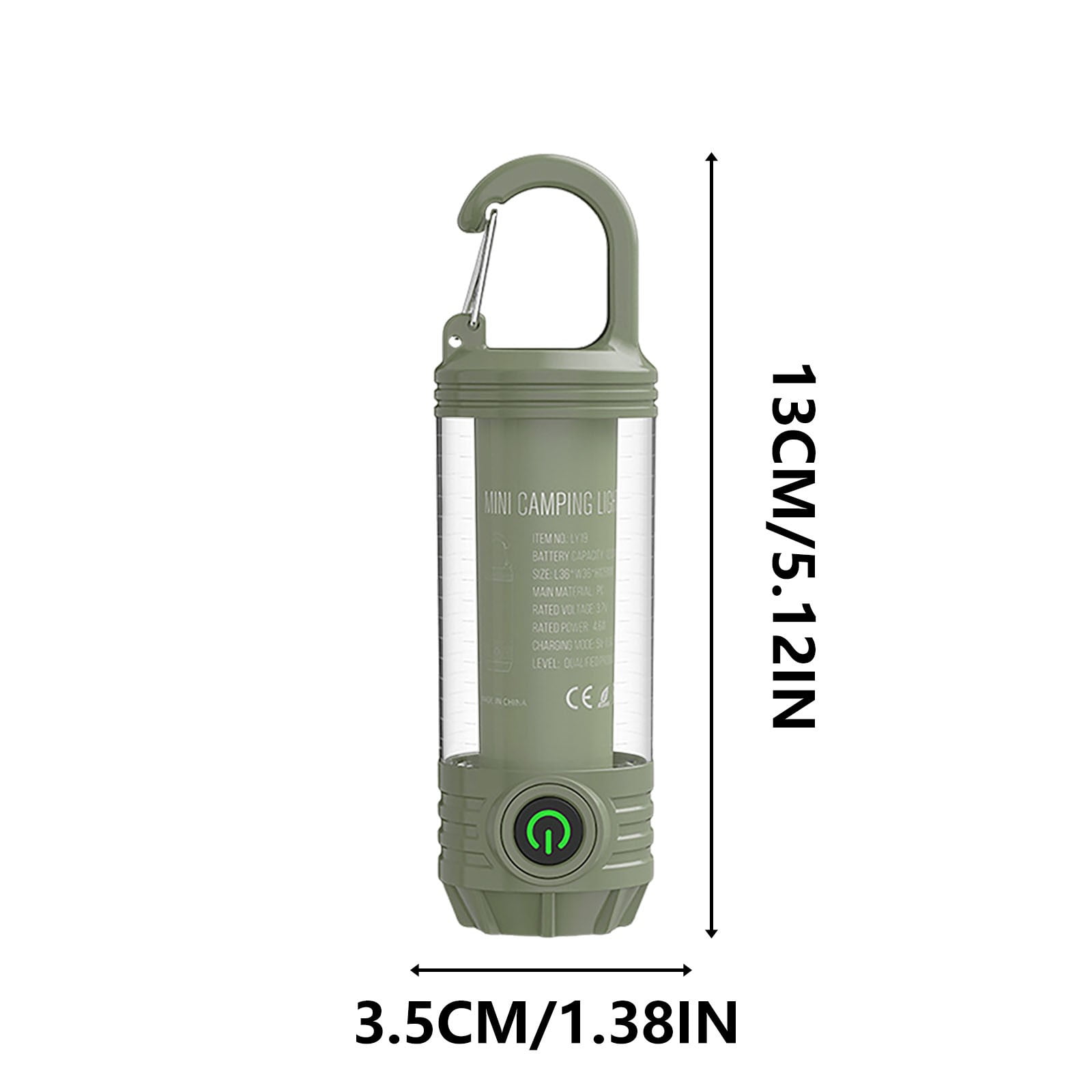 Deeceymbur Tricolor LED Retro Camping Light Type-C Rechargeable ...