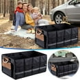 Deeceymbur Trunk Tidy: Compact Black Car Trunk organizer With ...