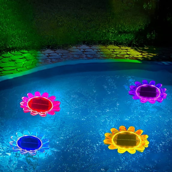 Deeceymbur Upgraded Rechargeable Submersible LED Lights with Remote ...