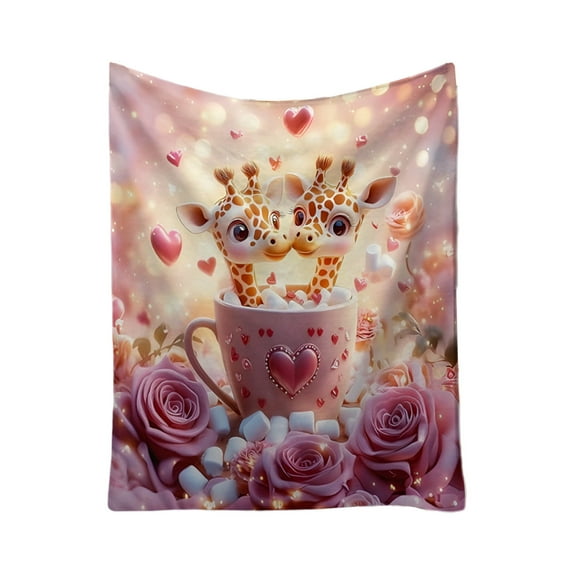 Deeceymbur Valentines's Day Blanket Extra Soft Flannel Blanket ...