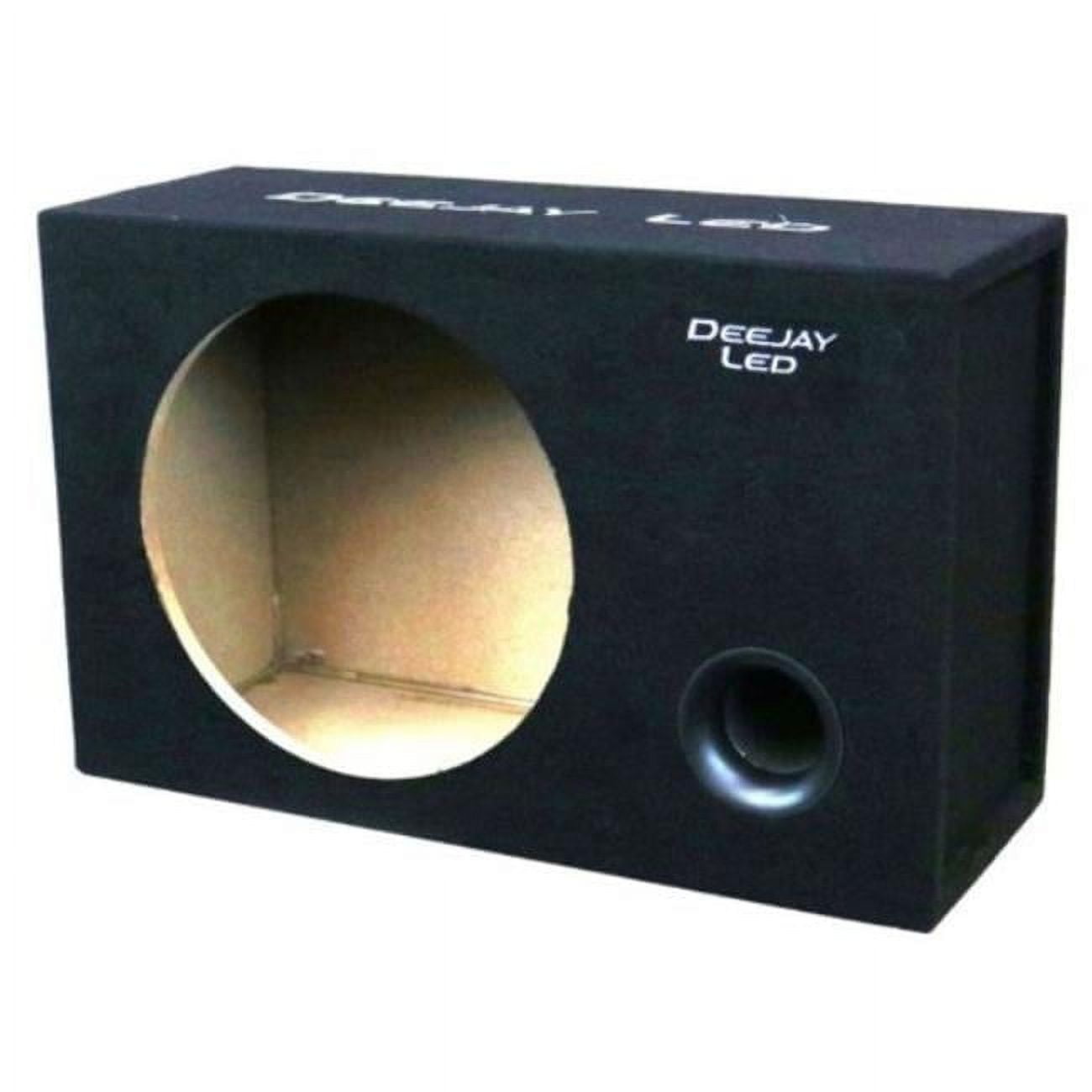 Deejay LED 15 in. Single Round Vented Box - Walmart.com