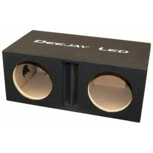 Deejay LED BASS10DUALVENTED 10 in. Double Center Port Vented Round ...