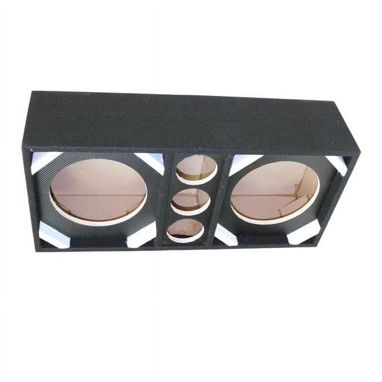 Deejay LED D10T3VYCARBON Empty Chuchera Speaker Enclosure for Two 10 in ...