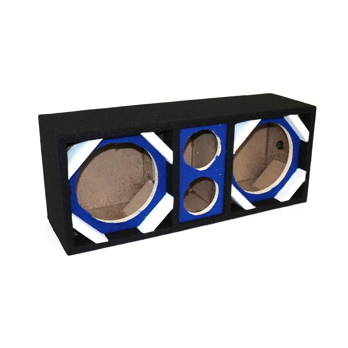Deejay LED D8T2BLUE Empty Chuchera Speaker Enclosure for Two 8 in ...
