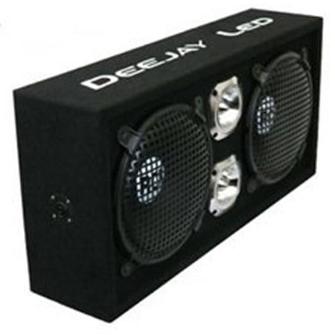 Deejay LED RCF10HORNCHUCHER 10 in. Chuchero Box with Two RCF Heavy Duty ...