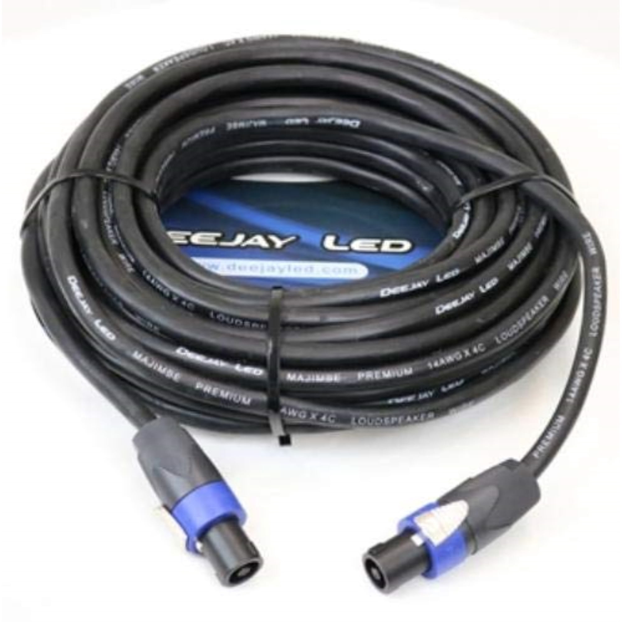Deejay LED TBH4PIN50FTCABLE 50 ft. LED 4 Pin Male to Male Chuche Cable ...