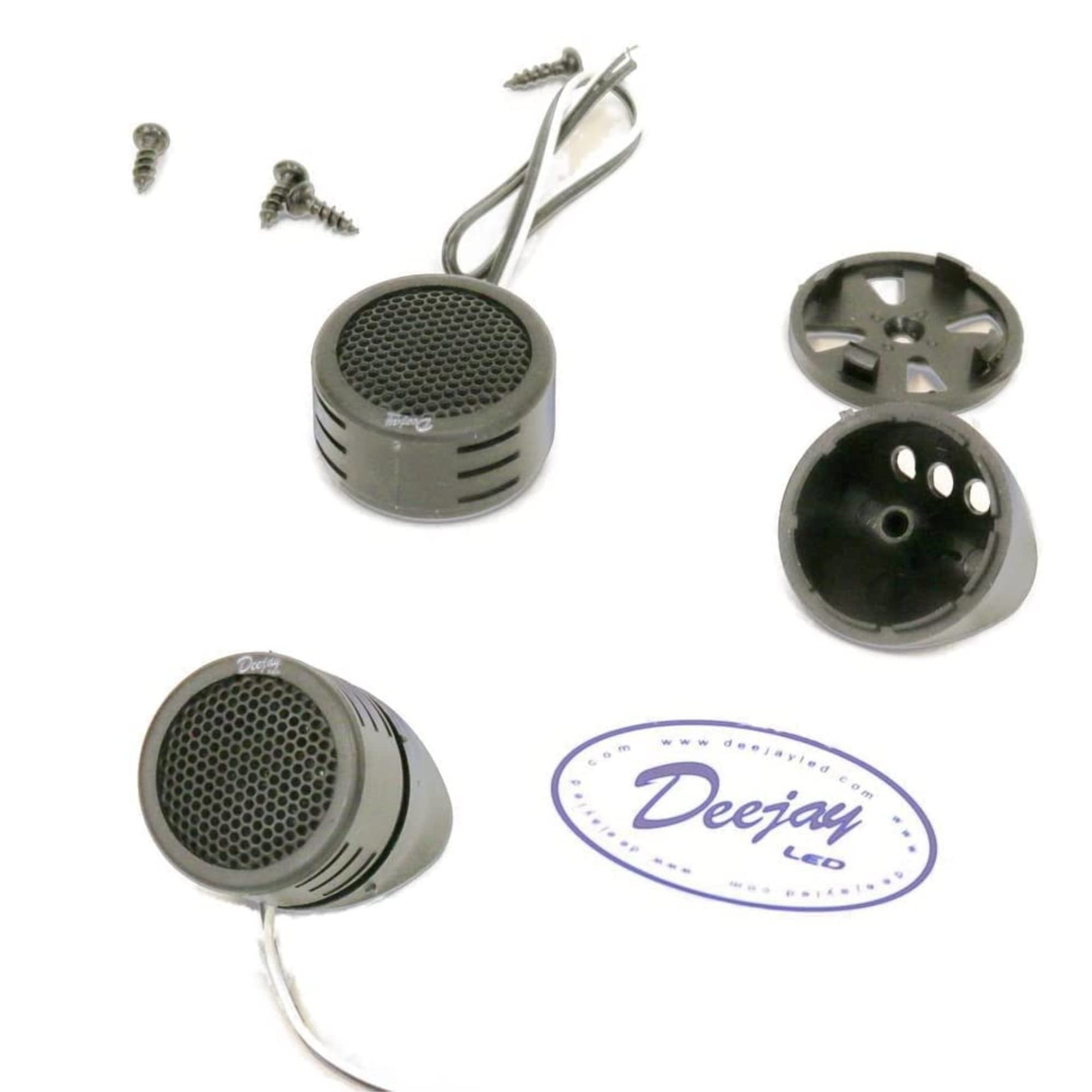 DEEJAY LED TBHDIMETWEETER DEEJAYLED Pair of Small TWEETERS - Walmart.com