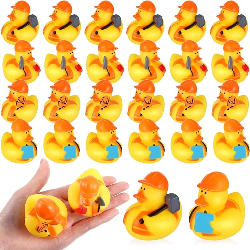 Deekin 100 Pcs Rubber Ducks Bulk 2 Inch Rubber Ducks Party Favor ...