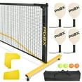 Deeliva 22FT Pickleball Kit: Net, 4 Paddles, 6 Balls, Bag, Marker for ...