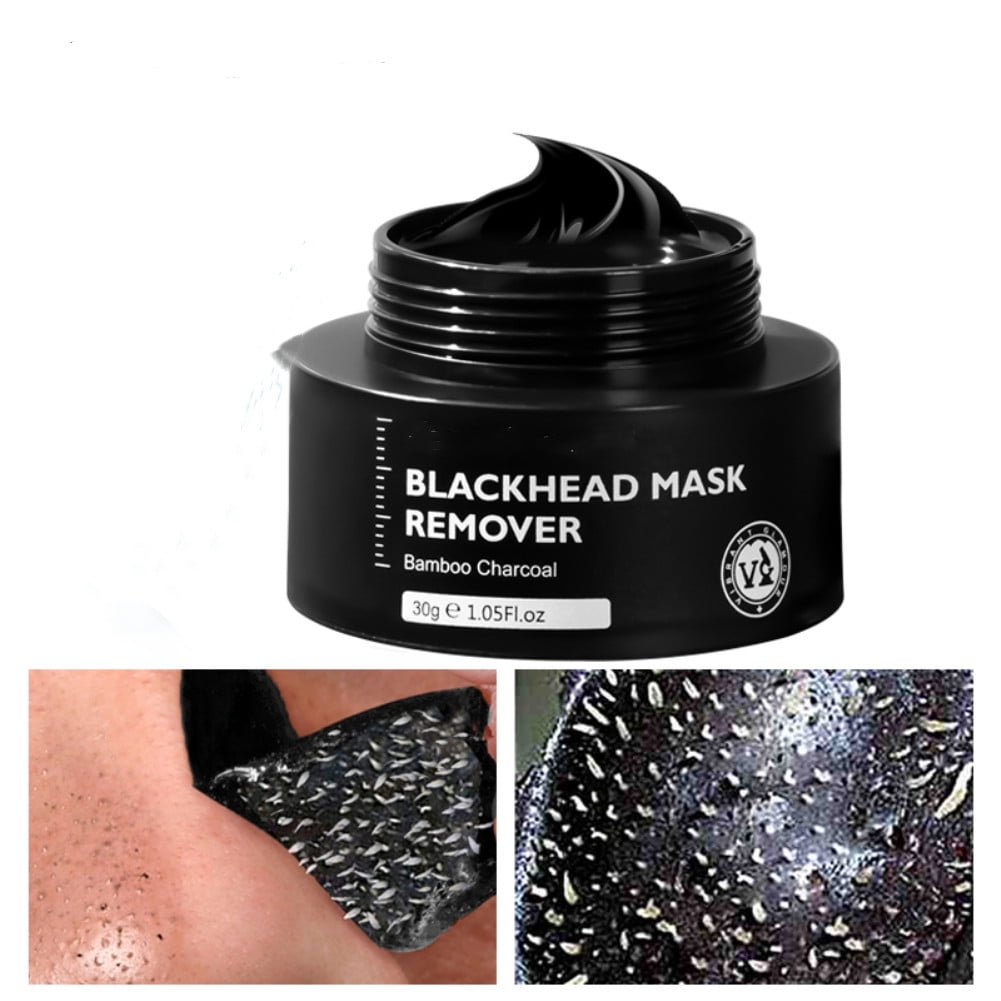 Deep 1/2/3pcs Bamboo Charcoal Blackhead Removal Peel-Off Nose Mask to ...
