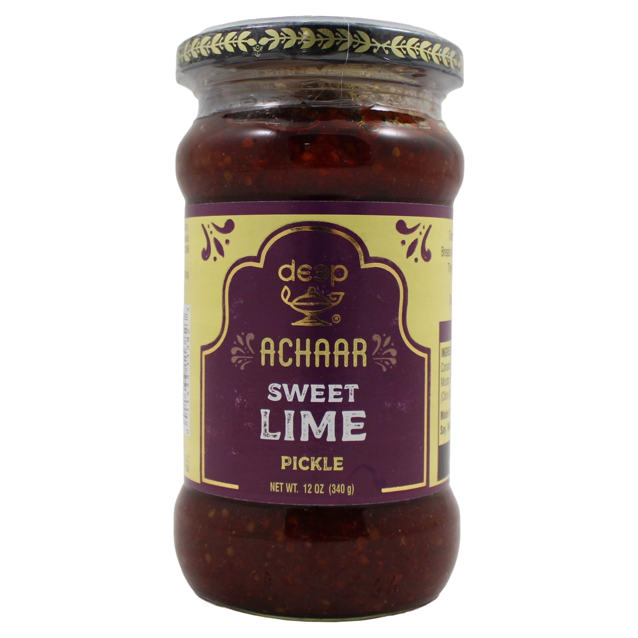 Deep Authentic Indian Spice Mix Blend Sweet Lime Pickle - 12 Oz | Ready ...
