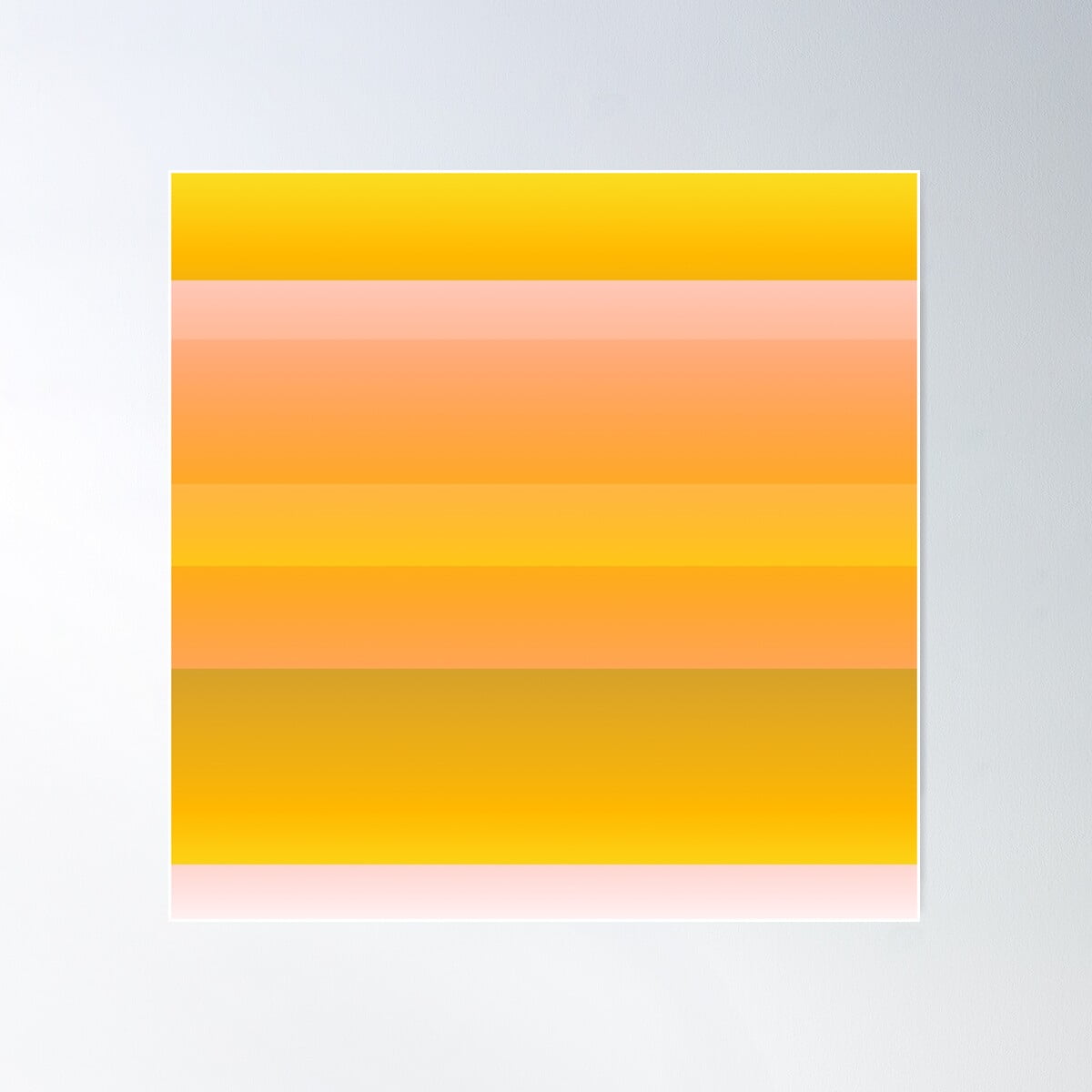 Deep Autumn Colors Striped | Deep Autumn Color Palette Stripes Poster ...