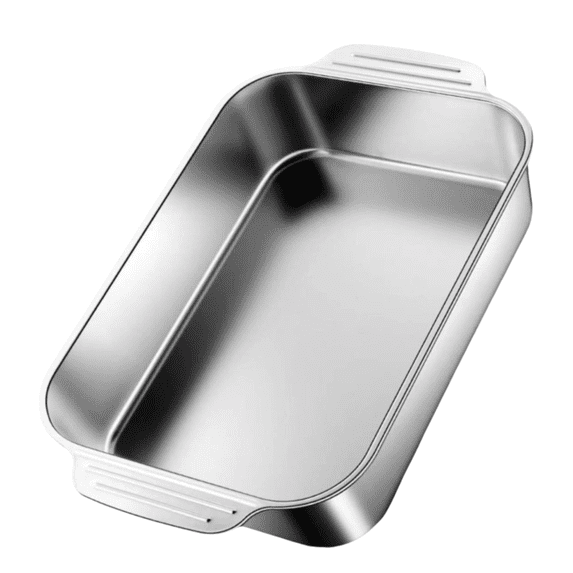Deep Baking Pan Dish, Heavy Duty Durable Stainless Steel Sheet Pan For ...