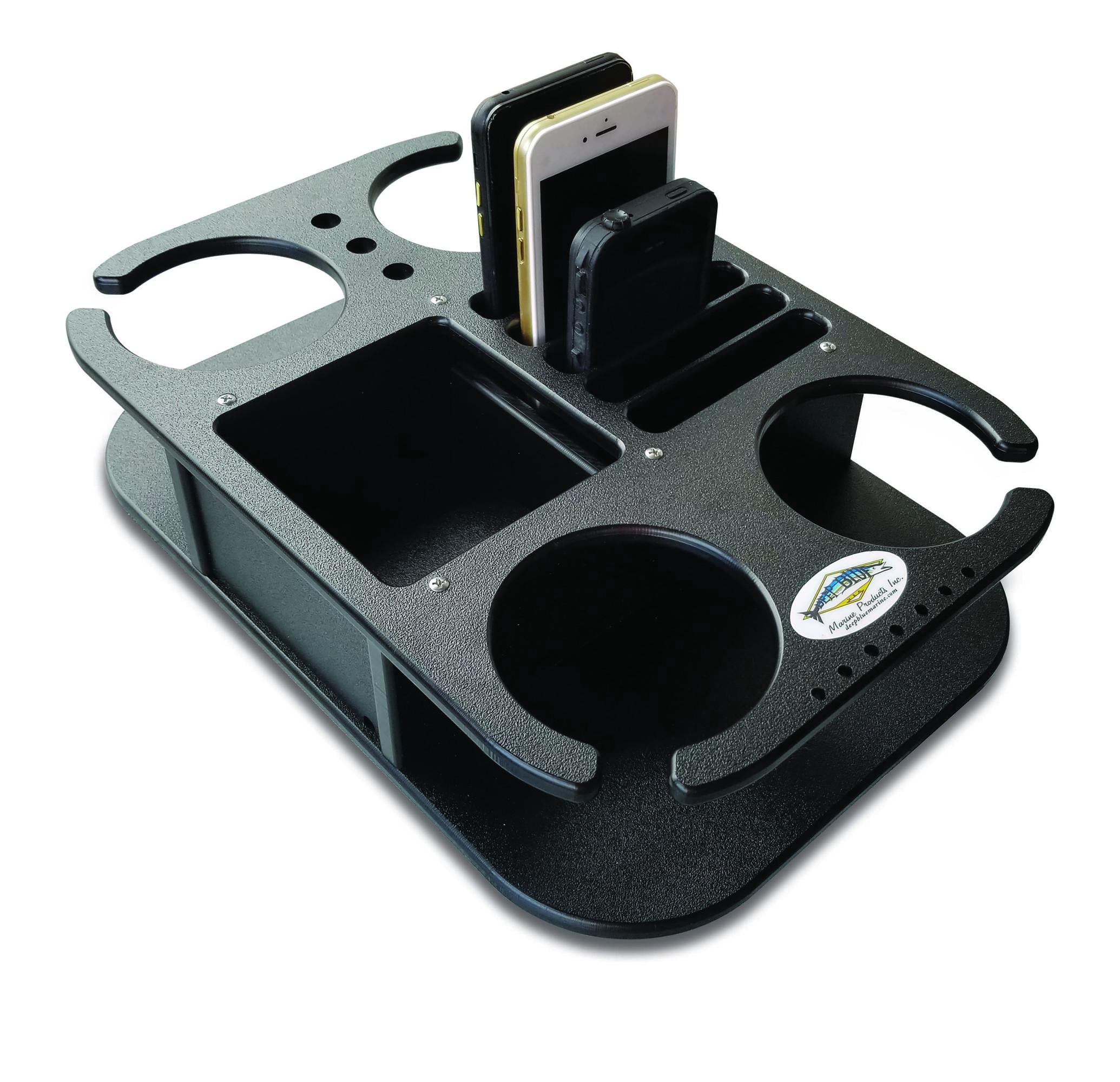 Deep Blue BH-4 Cell-B 4 cup drink holder w/ 5 cell phone storage& box ...