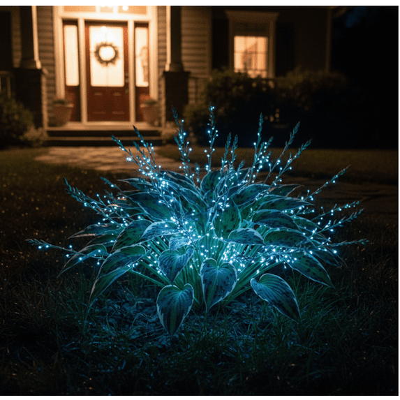 Deep Blue Heart Hosta-Bulbs For Planting-Premium Garden Stakes Perfect ...