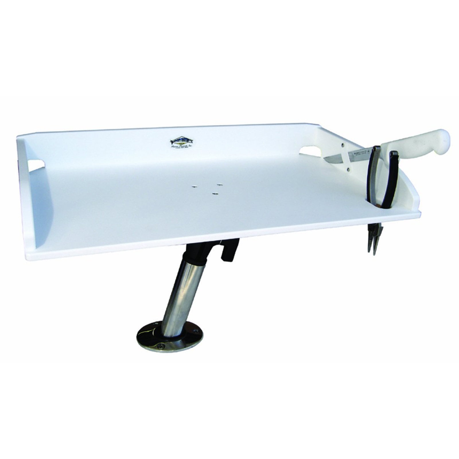 Deep Blue MS-1 Bait/Filet Board, Rod Holder Mount, Starboard, Swivel ...