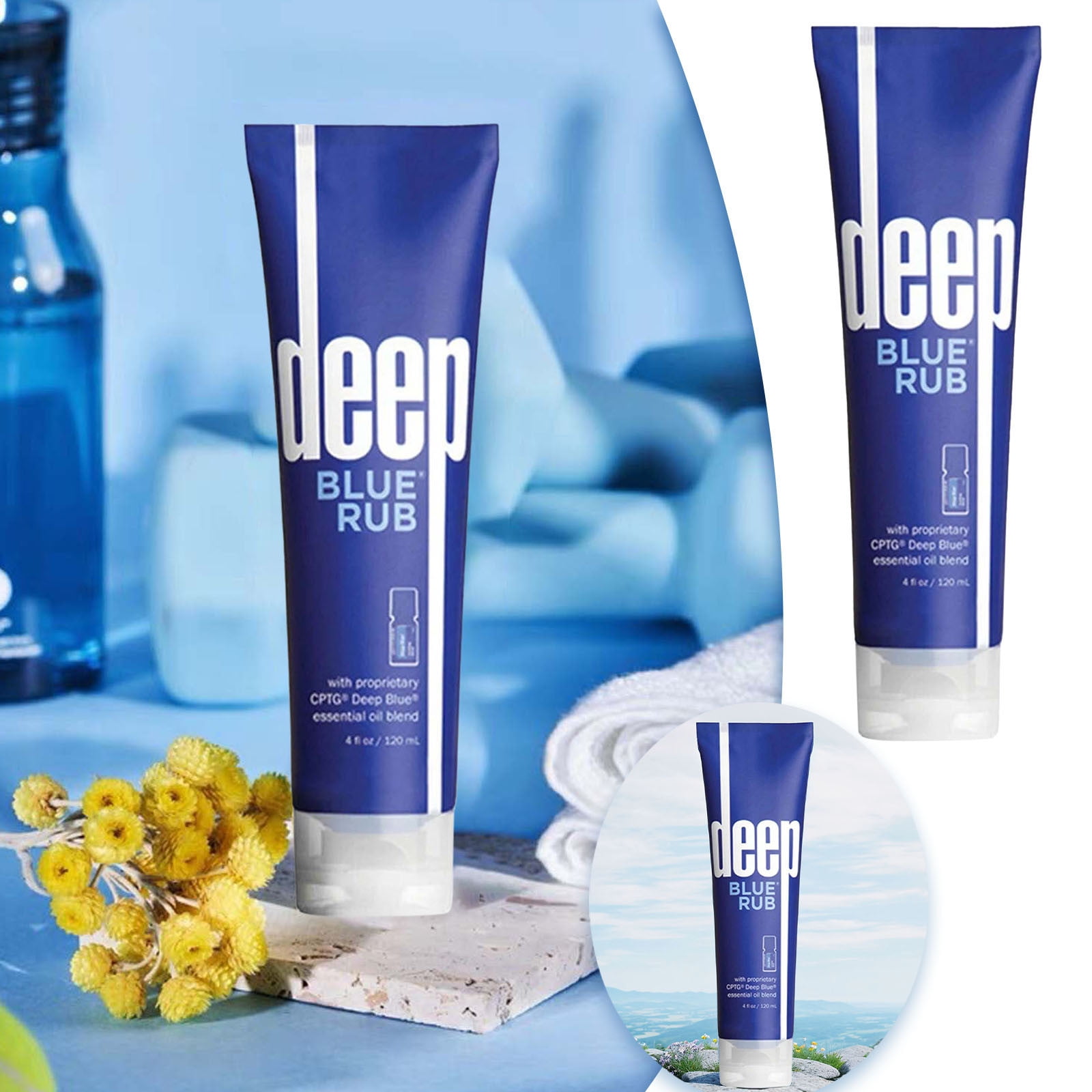 Deep Blue Rub Cream Doterra - 4 Oz - Brand-New, Sealed - Walmart.com